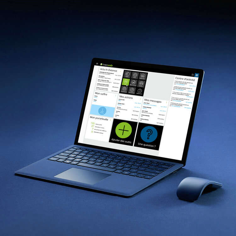 Design d'interface progiciel Inexweb